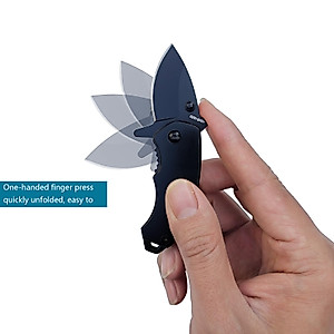 CHYI-GOGO 2 PCS Outdoor hiking camping knife,Men's portable pocket knife, mini folding knife, portable EDC tool knife. Gift for Man and dad