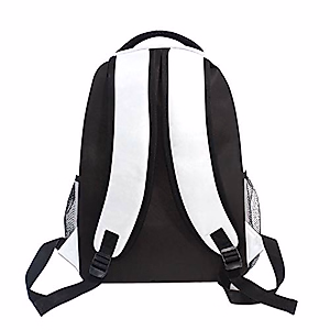 MOYYO School Backpack College Bookbag Travel Camping Laptop Daypack, Ballerina, 11.5x8x16 inch