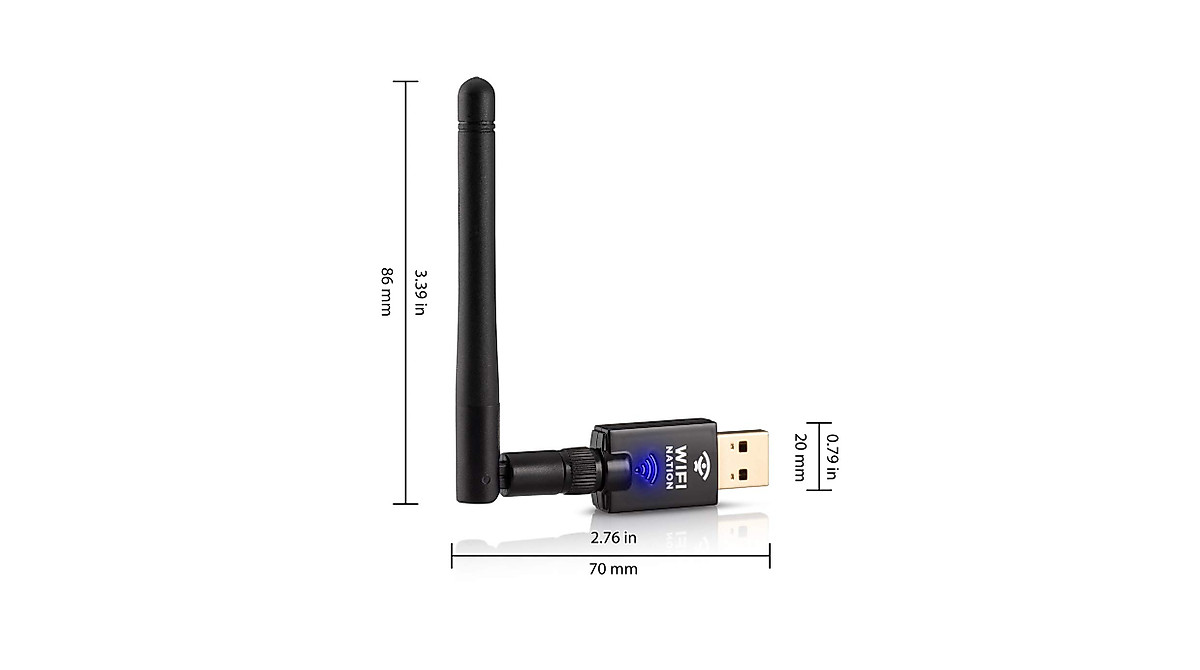 WiFi Nation AC600 USB WiFi Adapter - Boost Your Connection
