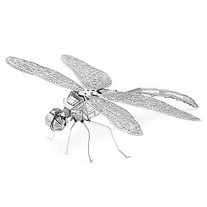 Fascinations Metal Earth Dragonfly 3D Metal Model Kit, silver