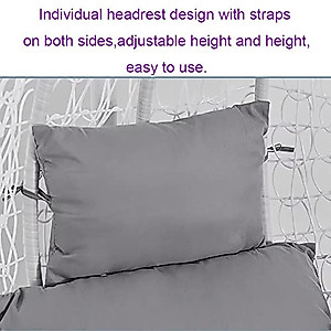 Elero Swing Egg Chair Cushion Hanging Basket Chair Cushion Hanging Basket Seat Cushion Hanging Egg Chair Cushion Black