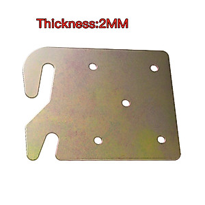 Bed Frame Brackets 4PCS Wood Bed Frame Hardware Universal Replacement Parts Bed Rail Hook Plates for Headboard and Footboard