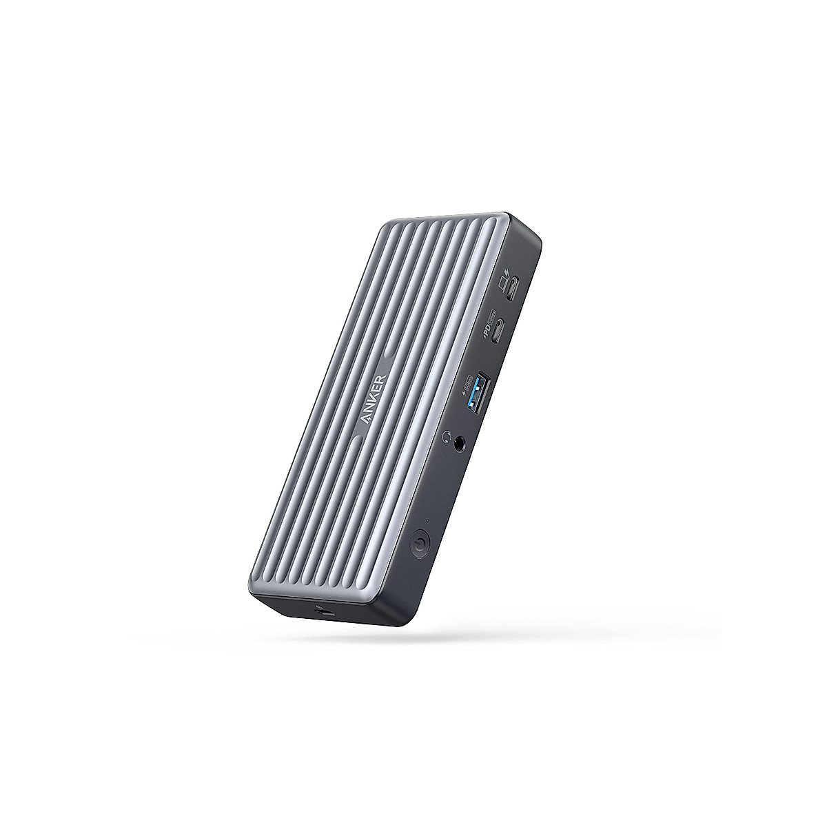 Anker USB C Docking Station, PowerExpand 9-in-1 PD Dock, 60W Charging for Laptop, 20W Power Delivery, 4K HDMI and DisplayPort, USB 3.0 and USB 2.0 Data, Gigabit Ethernet, 3.5 mm Audio