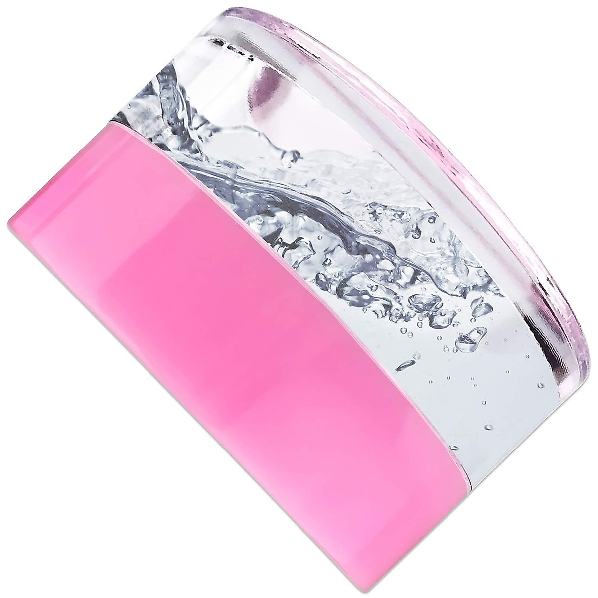 50 Jars - Beauticom High-Graded 5 Grams/5 mL BPA Free Thick Clear Acrylic 100% NO LEAK Plastic Jars empty Container Pink Lid for Cosmetic, Lip Balm, Beads, Creams, Lotion, Liquids, Sample, Travel