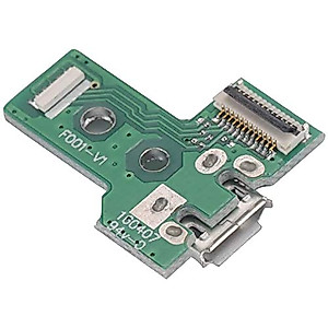 eXtremeRate Repair Parts USB Charging Port Charger Socket Board Replacement 12 Pin Flex Cable for ps4 3rd Generation JDS-030 JDM-030
