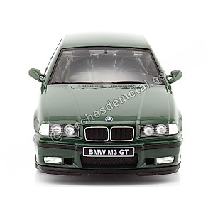 Solido S1803907 1:18 1995 BMW E36 Coupe M3 GT-British Racing Green Porsche Collectible Miniature car