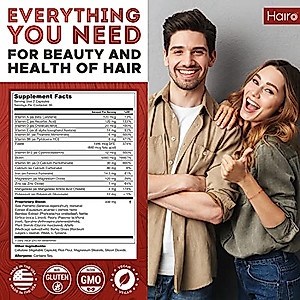 DHT Blocker Hair Growth Supplement - High Potency Biotin & Saw Palmetto for Hair Regrowth - Natural Hair Loss Treatments for Women & Men - Helps Stimulate Hair Follicle Growth