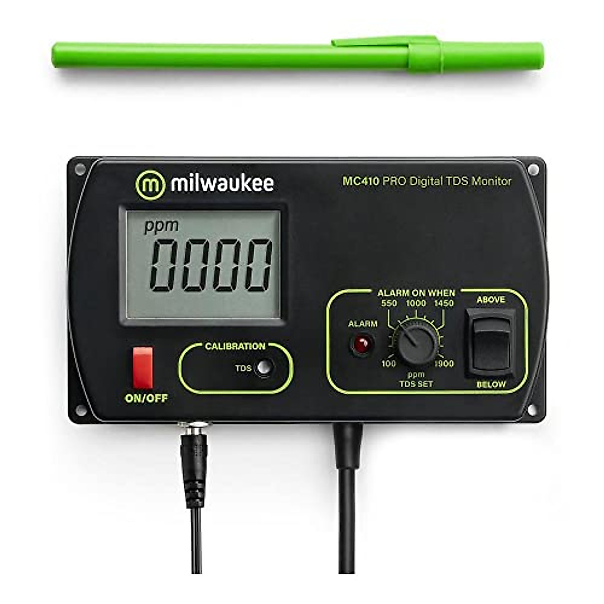 Milwaukee Instruments MC410US TDS Monitor with 0-1990 ppm Range, 10 ppm Resolution