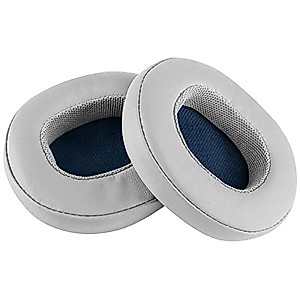 Ear Pads for Skullcandy Crusher Wireless Crusher Evo Crusher ANC Hesh 3 Venue ANC Headphones Replacement Ear Cushions, Ear Covers, Headset Earpads (Protein Leather/White)