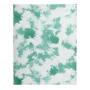 HOMBYS 6x9ft Tie Dye Area Rug for Living Room Bedroom, Large Modern Floor Carpet for Indoor Office Dining Room, Abstract Home Deco Non-Shedding,Green, Machine Washable