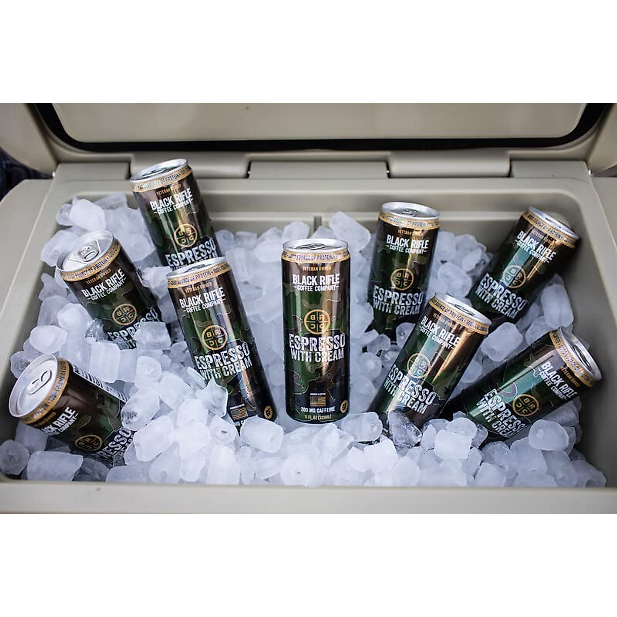 Black Rifle Coffee Company RTD (Espresso with Cream, 11 Fl Oz (Pack of 12))