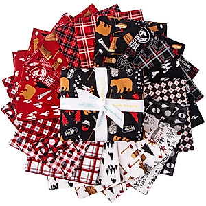 Lori Whitlock Woodsman 21 Fat Quarters Riley Blake Designs FQ-13760-21