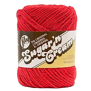 Lily Sugar 'n Cream Yarn - 100% Cotton - Assortment (Red Barn)