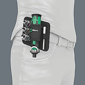 Wera 05004281001 8009 Zyklop Pocket Set 2, Ratchet set, 18 pieces