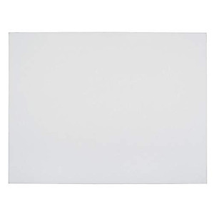 School Smart Railroad Boards, 22 x 28 Inches, 6-Ply, White, Pack of 25 - 1485742