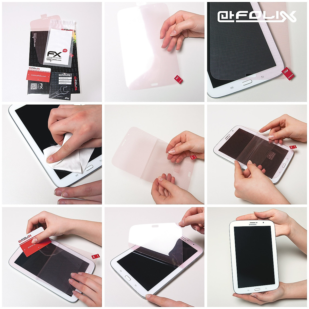 atFoliX Screen Protection Film compatible with Nextbase DUO HD Screen Protector, ultra-clear FX Protective Film (3X)