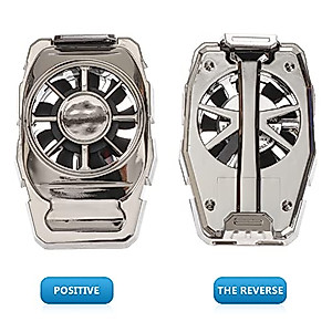 Gatuida 3pcs Outdoor Cooler Video Live Phone Radiator Fan Reduction Professional Cooling Game Cretaive Mini Smartphone Streaming Gaming, Suitable Device Cooler, Tablet Mobile Cell