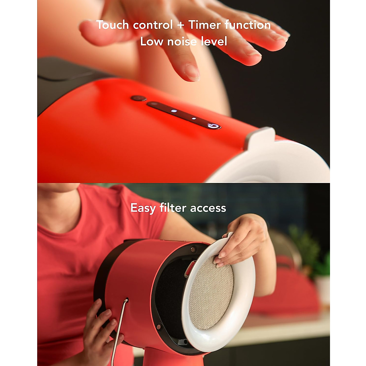 AirHood Portable Range Hood 2 | Corded & Cordless Design (Battery Purchased Separately) | Enhanced Airflow & LED Touch Panel – Perfect for Indoor Cooktops & RV Vents - Midnight Black