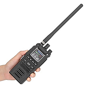 Handheld CB Transceiver, Low Noise Marine Two Way Radios Low Power Consumption IP67 Waterproof Strong Signal Reception Rugged for Boat US Plug