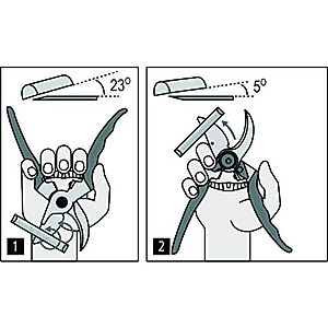 Felco Pruning Shears (F 9) - High Performance Swiss Made One-Hand Left-Handed Garden Pruners