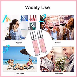 masatow Women Pheromone Perfume - Long-lasting and Addictive Personal Roll-on Pheromone Perfume Oil Fragrance - Cologne for Women to Attract Men (Pack of 2)