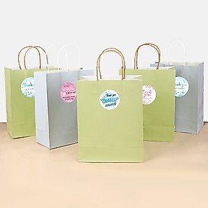 80 Little Snowflake Thank You stickers, Frozen Party Thank You Snow Much Stickers, Winter Wonderland Baby Shower Party Favor Labels