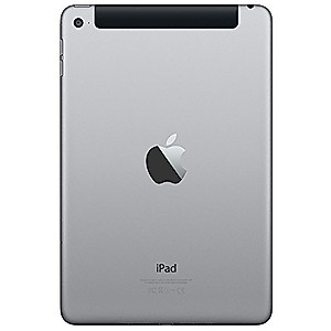 Apple iPad Mini 4, 64GB with Retina Display, Wi-Fi + Cellular, Space Gray (Renewed)