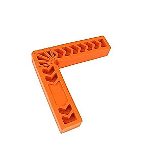 Woodworking Right Ruler L-Type Right Clamp Woodworking Tool Auxiliary for Picture Frames Boxes Tool Measuring Tools Metric Ruler Digital Measuring Tool Plastic Ruler Clear Plastic
