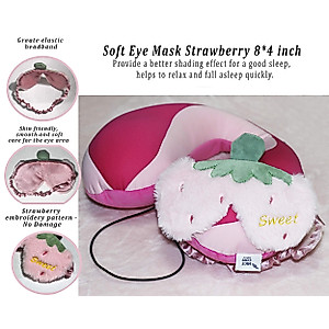 NICE COM SUPPLY Kids Travel Pillows, Boy, Girls, & Sleep Mask Black Cat, Car, Car Seat, Airplane -Children Neck, Head, Chin, Support. Traveling Accessories, Age 3-12 Old, Gray