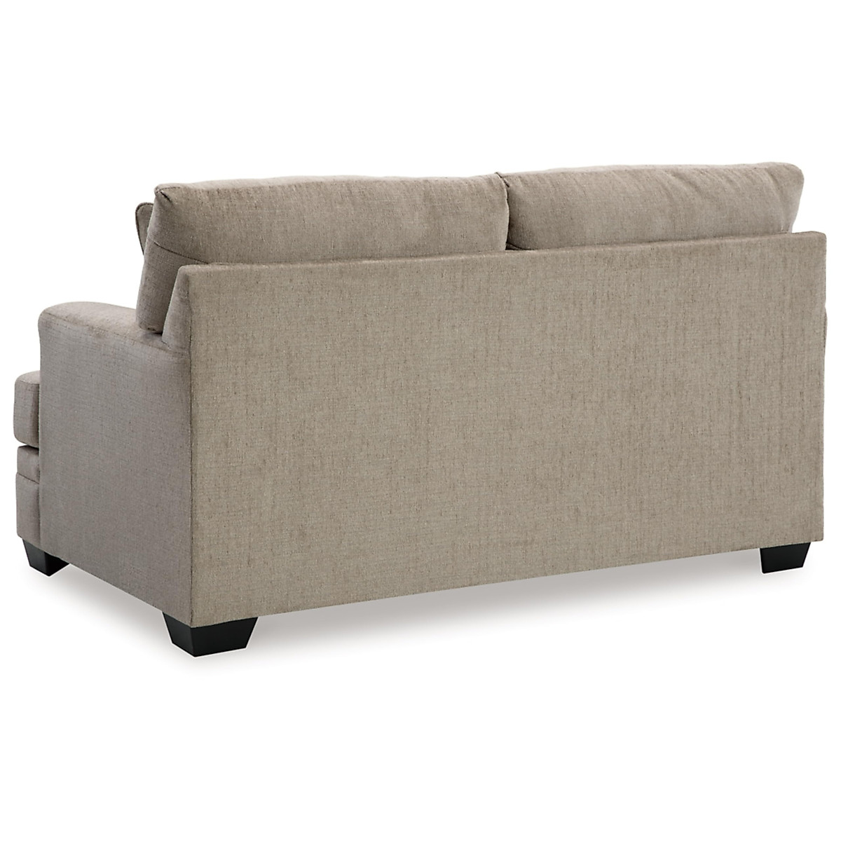 Signature Design by Ashley Stonemeade Casual Loveseat with 2 Toss Pillows, Light Brown