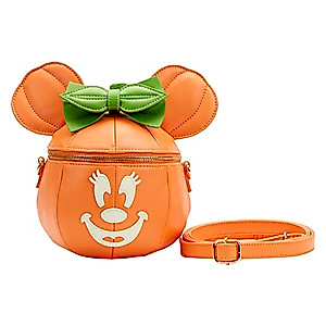 Minnie Mouse Glow in the Dark Pumpkin Crossbody Bag