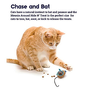 Catstages Mousin' Around Hide 'N Treat Cat Toy - 3 Pack - Treat Dispenser Cat Toy