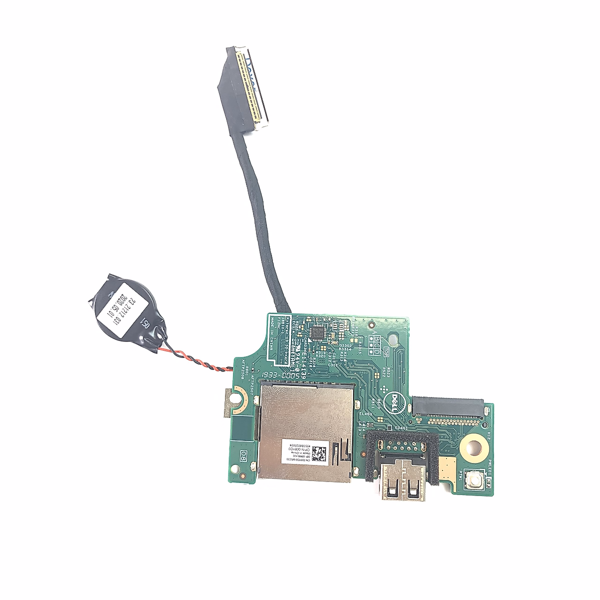 EbidDealz Replacement for Laptop Power Button USB SD Card Reader Board with Cable Dell Inspiron 13 7370 08YD0 008YD0 CN-008YD0 F12HC 0F12HC CN-0F12HC