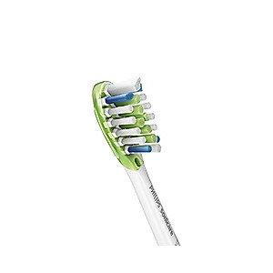 Philips Sonicare Genuine W3 Premium White Replacement Toothbrush Heads, 4 Brush Heads, White, HX9064/65