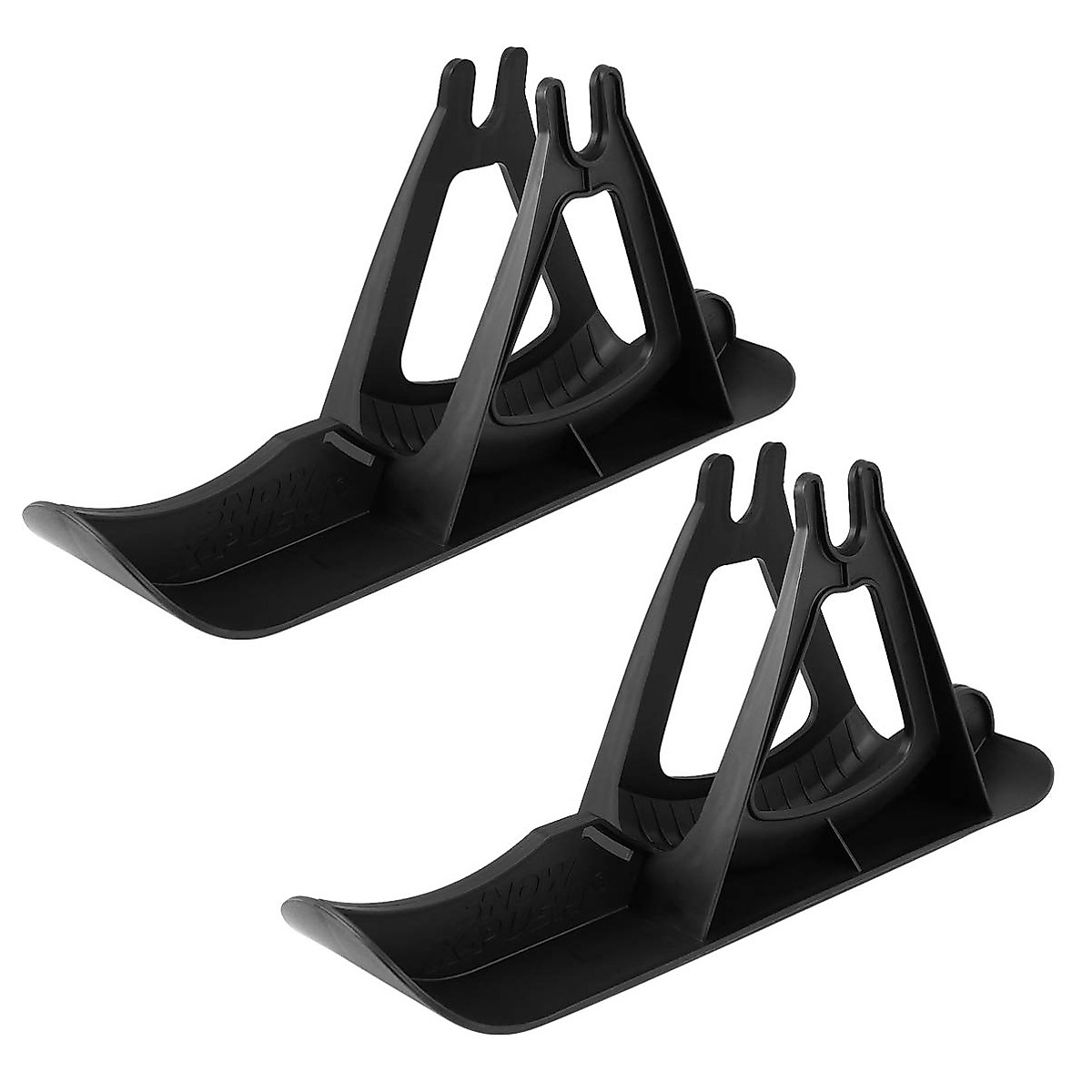 IMIKEYA Snow Sleds Snow Scooter Ski Sled Set for Balance Bikes Snow Slider Ski Set, Black