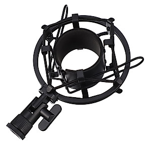 SUPVOX 1pc Microphone Shock Mount Portable Mic Stand Microphone Holder for Mic Stand Condenser Microphone Mount Shockproof Microphone Holder Usb Mic Microphone Shockproof Stands Mic Mount