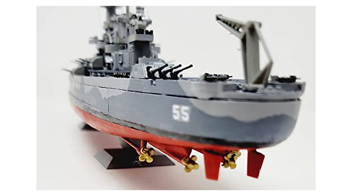 USS North Carolina BB-55 Model Kit - 1/500 Scale Battleship Replica
