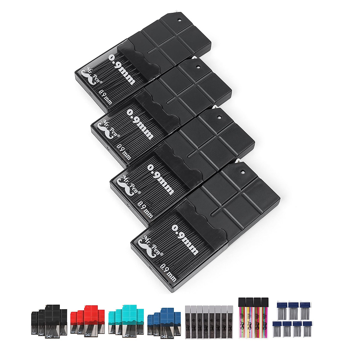 Mr. Pen- 0.9mm Lead Refill, Pack of 280, Lead Pencils 0.9 Mechanical, Pencil Lead, Mechanical Pencils, 0.9 Mechanical Pencil Lead, Mechanical Pencils 0.9, Pencil Lead 0.9 Refill, 0.9 Lead Refills