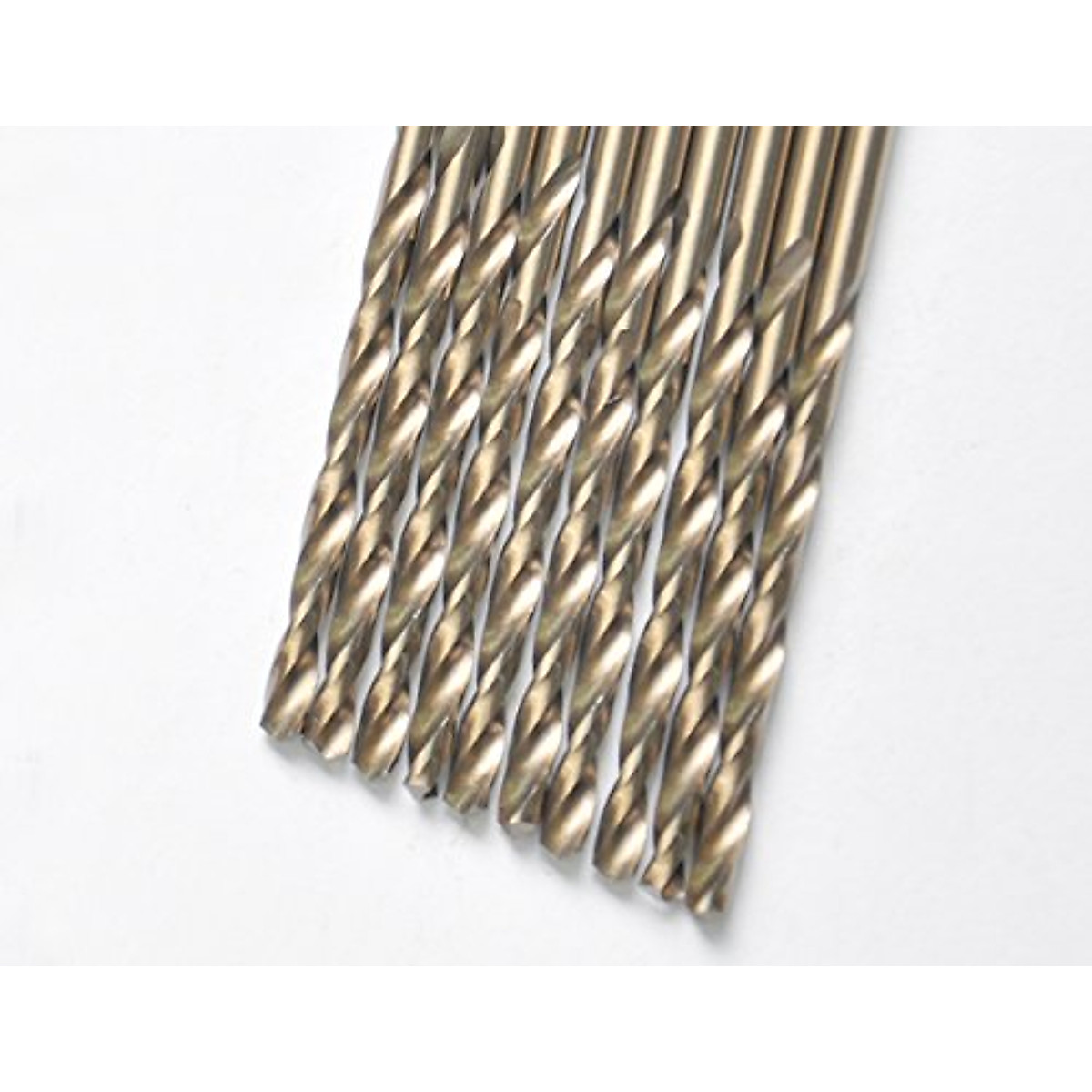 OXTUL 10PCS,5/64",HSS General Purpose Heavy Duty Jobber Length Cobalt Twist Drill Bits,ideal for drilling on mild steel, copper, Aluminum, Zinc alloy etc.