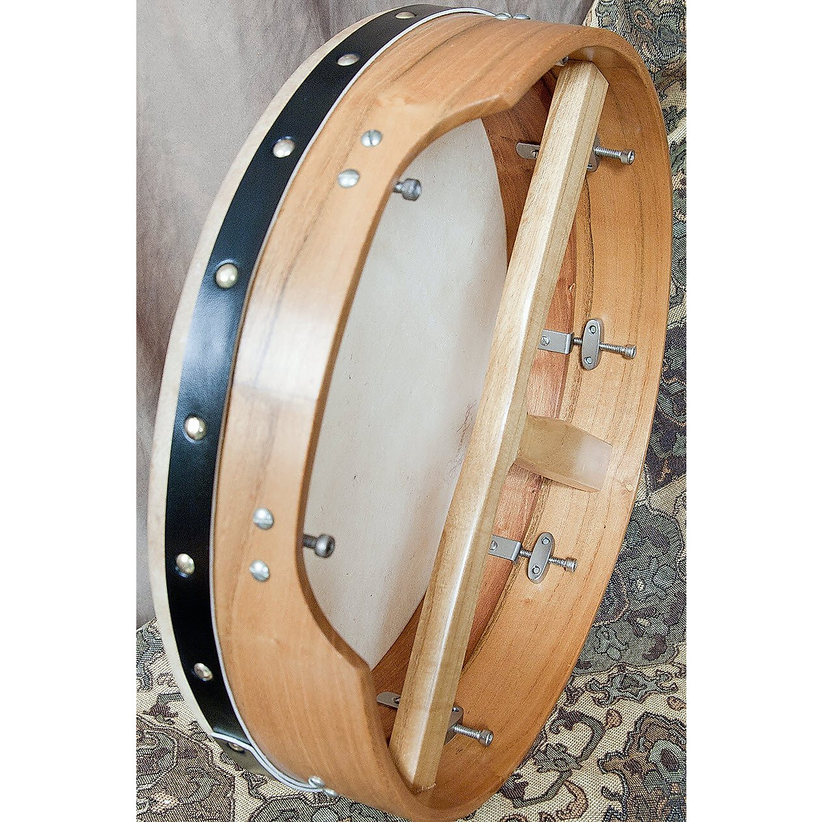 Bodhran, 14" x 3.5", Tune, Mulberry, T-Bar