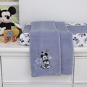 Disney Mickey Mouse - Timeless Mickey Baby Blue Super Soft Coral Fleece Baby Star Blanket
