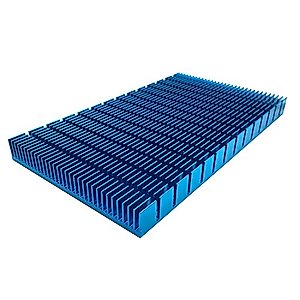 Aluminum Heat Radiator Heatsink Cooling Fan 150x85x12mm Blue Tone
