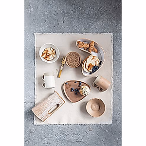 Creative Co-Op Stoneware Pitcher w Reactive Glaze, Sienna Color