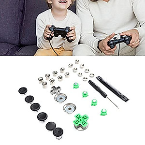 Console Game Accessories, Durable Comfortable Hand Feel Standard Size Controller Button for Repair Parts