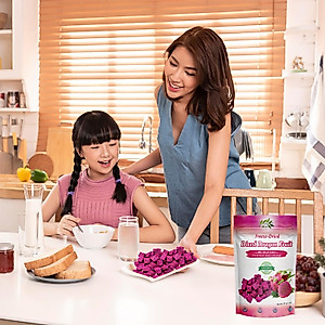 CHAVI Freeze-Dried Diced Dragon Fruit Snack - 2 Oz - Healthy 1 Ingredient Superfood - No Added Sugars or Preservatives - Non-GMO, Vegan, Gluten-Free…