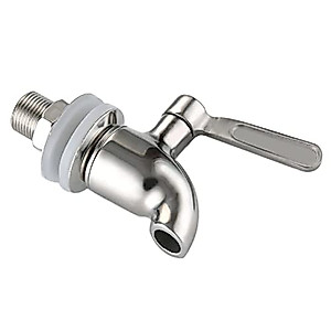 Sumerain Spigot for Beverage Dispenser,SUS304 Stainless Steel Metal Spigot Dispenser for Jar, Juice,Cold Drink,Wine,Beer