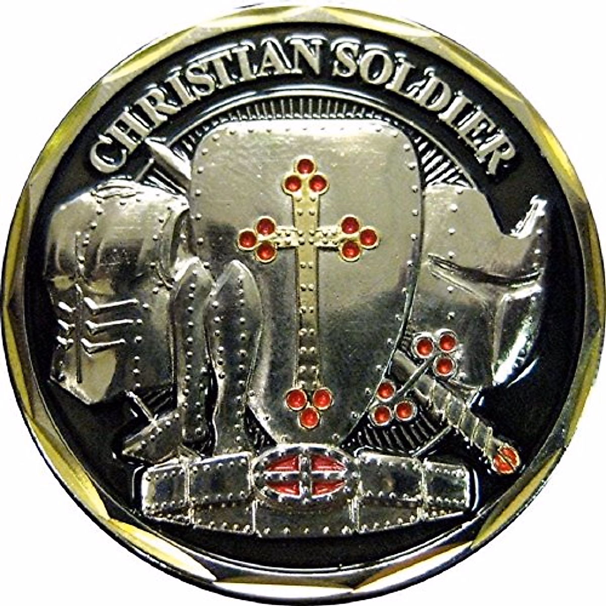 Christian Soldier Checklist Challenge Coin (Eagle Crest 2493)