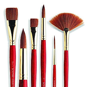 Winsor and Newton Sceptre Gold II Brush Rigger Short Handle 0