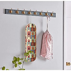 Cat Pattern Grocery Bags Holder Organizer For Shopping Bags，Wall Mount Plastic Bags Storage Container Dispensers, Pet Lovers Home Kitchen Gifts For Women, Family, Friends, Cat Dad, Cat Mom