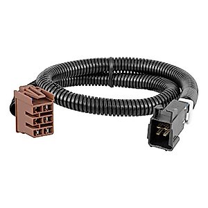 CURT 51343 Quick Plug Electric Trailer Brake Controller Wiring Harness, Select Chevrolet Silverado, Suburban, Tahoe, GMC Sierra, Yukon, Escalade , Black
